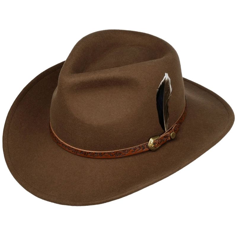 Stetson Western Woolfelt Hatt - Hazel - Westernbutikken.no