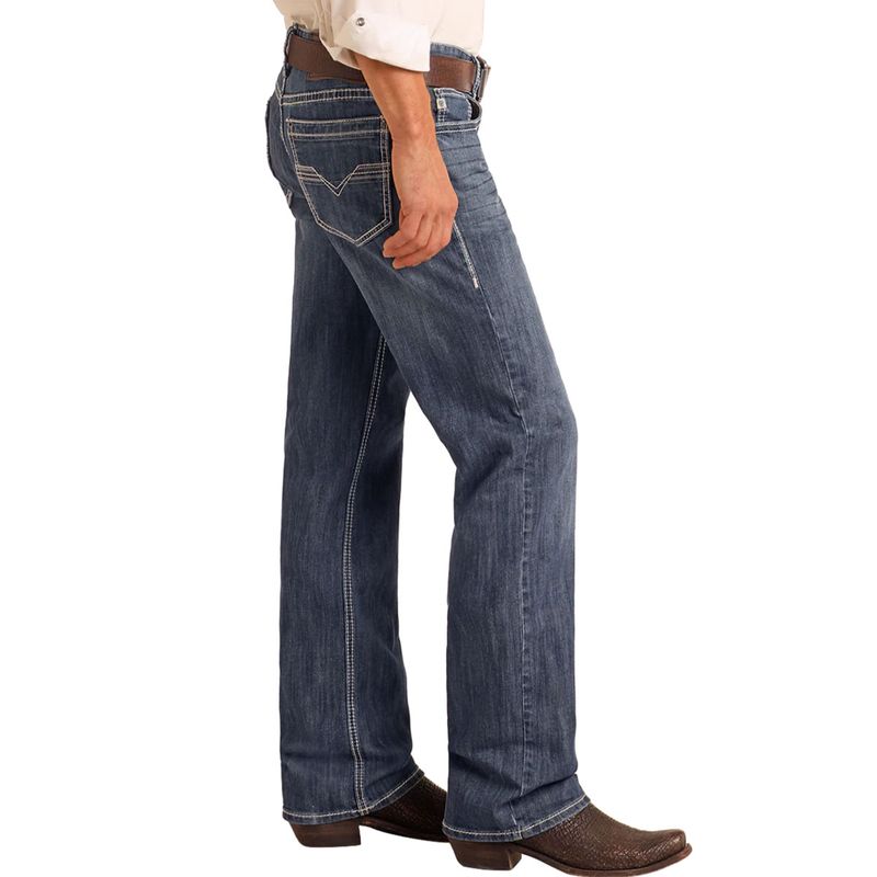 Relaxed Fit ReFlex Straight Leg Double Barrel Jeans - Westernbutikken.no